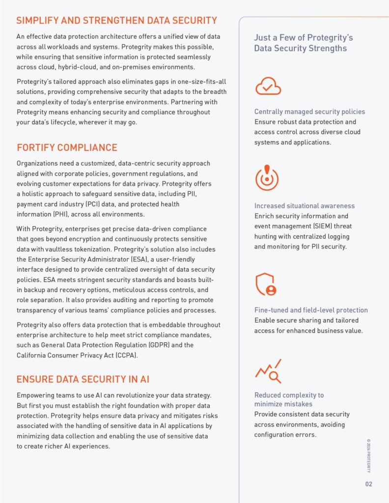 Protegrity and Databricks Solution Brief | Protegrity